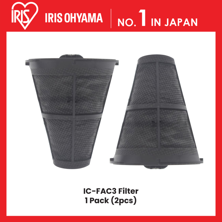 IRIS OHYAMA IC-FAC3 Dust Mite Vacuum Exhaust Filter 1 Pack (2pcs) CF-FH2 | Lazada