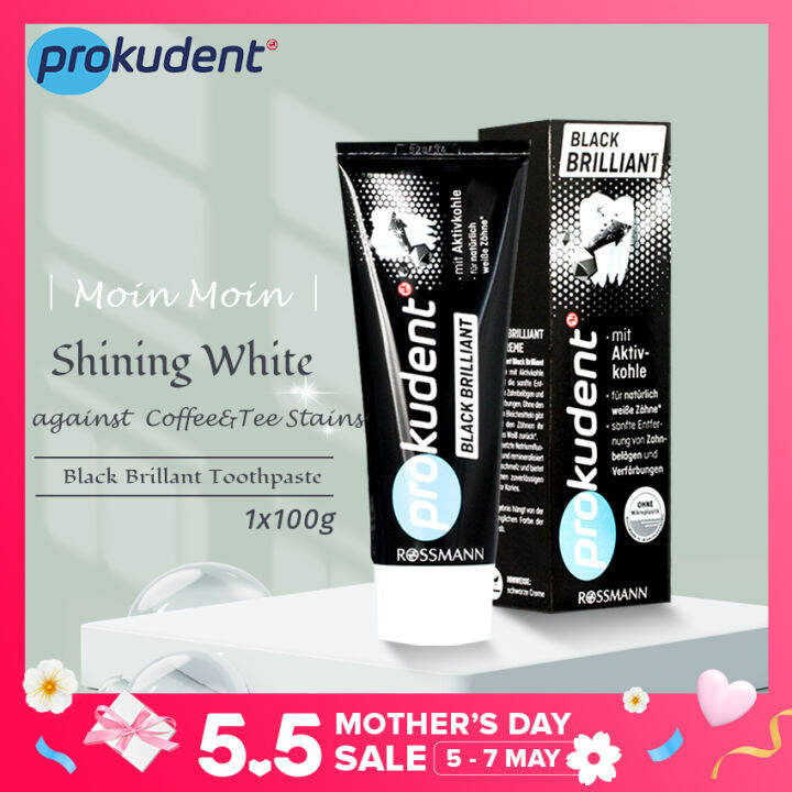 prokudent Black Brillant Toothpaste Active Charcoal Natural White ...