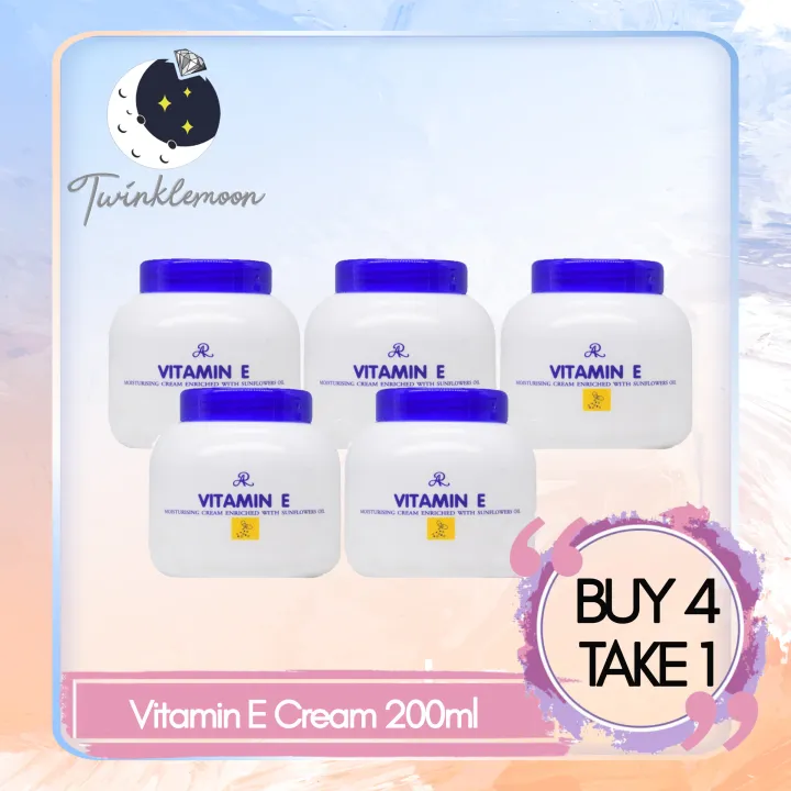 Twinklemoon Original Sonzshe Vitamin AR Vitamin E Cream 200ml from Thailand Set of 5 | Lazada PH