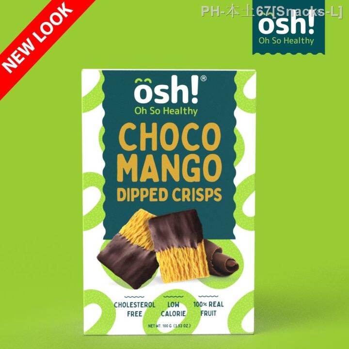 Snacks-L OSH! Dipped Crisps Choco Mango 100g | Lazada PH