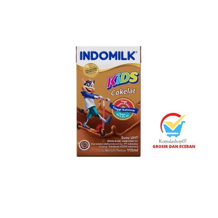SUSU INDOMILK KID SUSU UHT RASA COKLAT 115ML | Lazada Indonesia