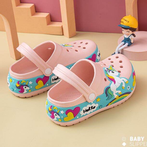 CROCS FUN LAB Unicorn Lights Clogs for kids Girls full force sandals ...