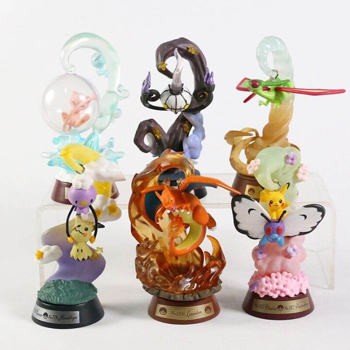 Pokemon Swing Vignette Collection Figure Mew Charizard Chandalure ...
