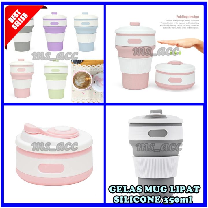 Gelas Mug Lipat Silikon 350ml - Gelas Lipat - Gelas Lipat Portable ... Gelas Mug Lipat Silikon 350ml - Gelas Lipat - Gelas Lipat Portable ...