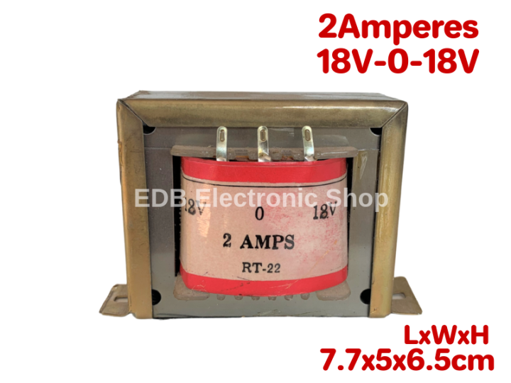 18V 2A Transformer Primary 110V-220VAC Secondary 18V X 2 / 2A 18v X 2 ...