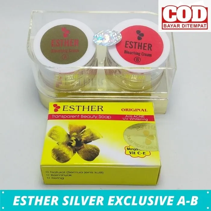 Cream Esther Silver Exclusive Bleaching A-B 3IN1 - Cream Esther Silver ...