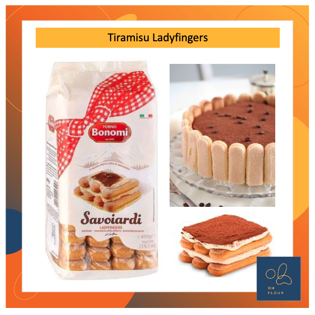 Bonomi Lady Finger Biscuits 400g (Tiramisu) / Biskut Tiramisu / 提拉米苏 ...