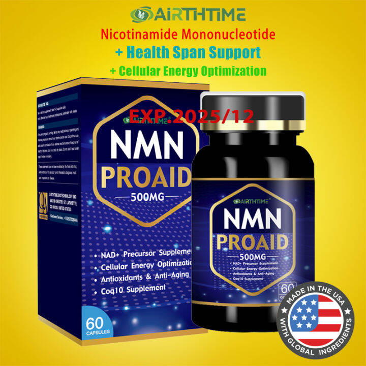 NMN PROAID 30000 500mg 60 capsules Nad+ supplement nmn supplement | Lazada.co.th