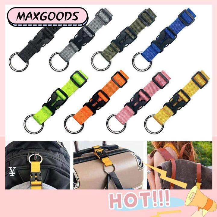 MAXG 2ชิ้นตัวหนีบกระเป๋าถือแบบพกพาเพิ่มถุงกริปเปอร์แจ็คเก็ตกันขโมยสาย ...