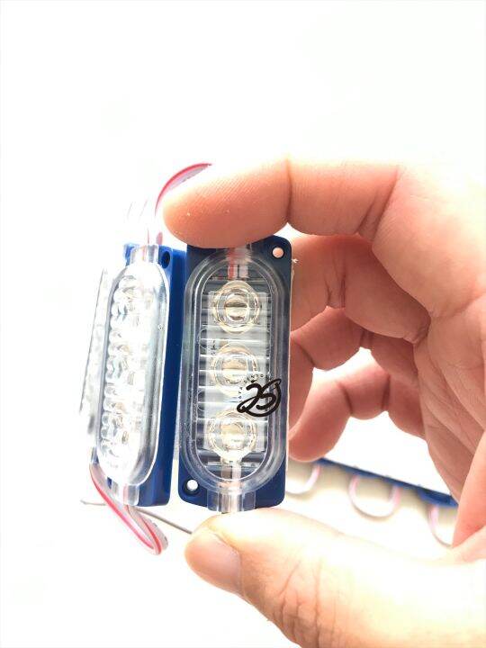 LED ULTRASONIC 3 MATA 12V-24V (1buah) LED KOTAK TRUK LED MODUL 3 MATA ...