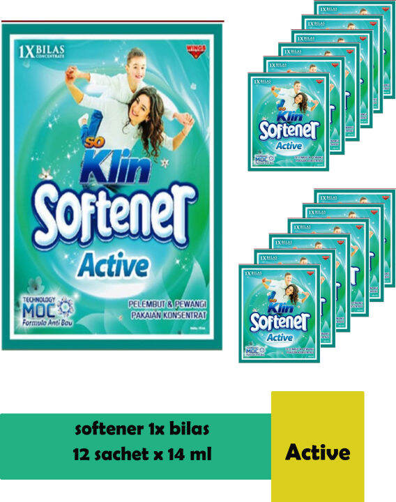 softener 1x bilas 12 sachet [ 1 renceng ] | Lazada Indonesia