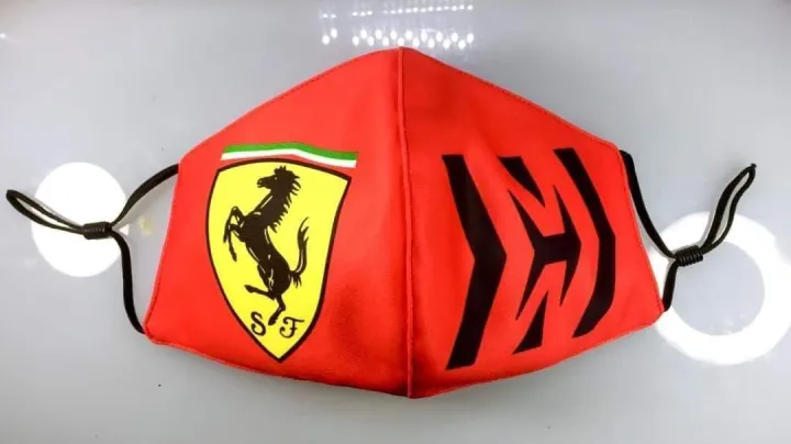 ProTek Washable Water Repellant - Ferrari Mask Ver.1 - 2Ply with Pocket ...