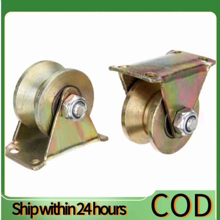 [local delivery]1pc 2 inches 3 inches V Groove gate roller wheel ...