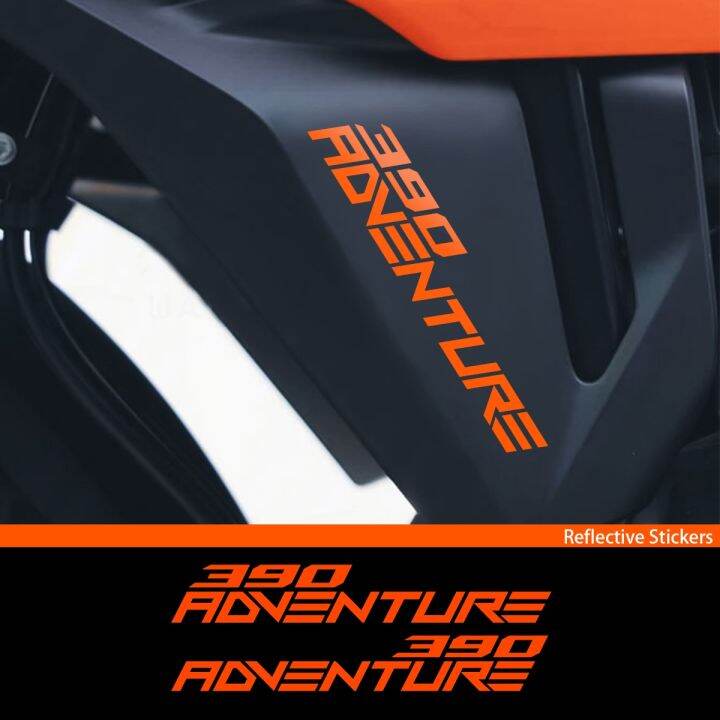 Vinyl Reflective Motorcycle Stickers Water Proof Tank Decals For KTM ...