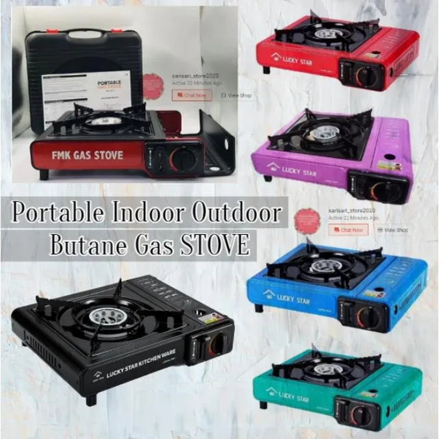 MINI912 Portable Indoor Outdoor Butane Gas STOVE /LPG Stove Camping ...