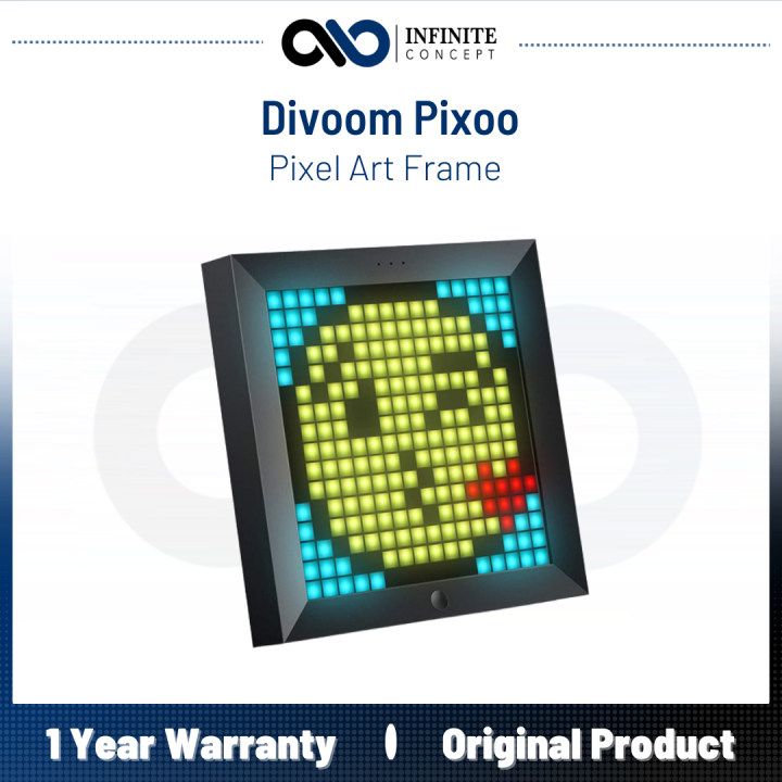 Divoom Pixoo - Pixel Art Frame | Customize Pixel Art -Original Malaysia ...