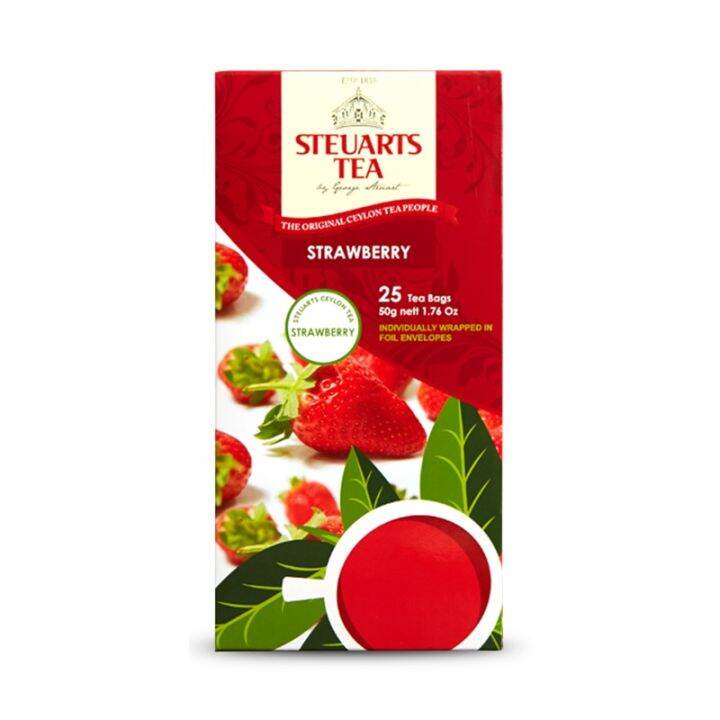 Steuarts Strawberry Tea (25 bags) | Lazada PH