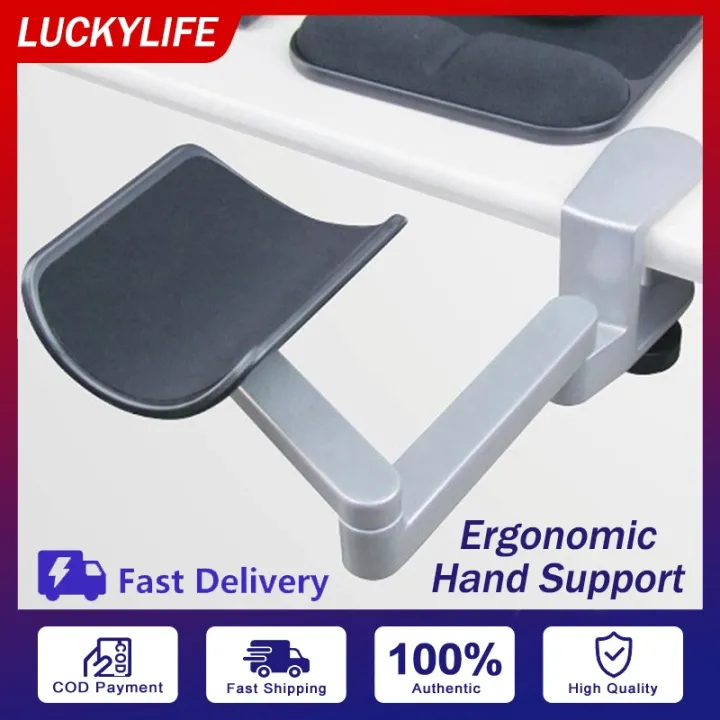 【IN STOCK】 LuckyLife High quality Ergonomic Computer Armrest Adjustable ...