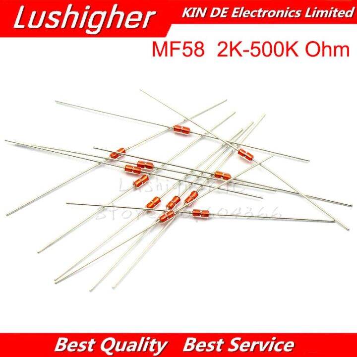 500pcs NTC Thermal Resistor NTC MF58 3950 5% B 2K 5K 10K 20K 50K 100K ...