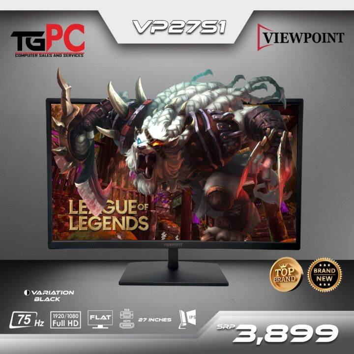 Hot mAP1Xtji Viewpoint 27 inches 75hz Flat ips VP27S1 Viewpoint 19 20 ...