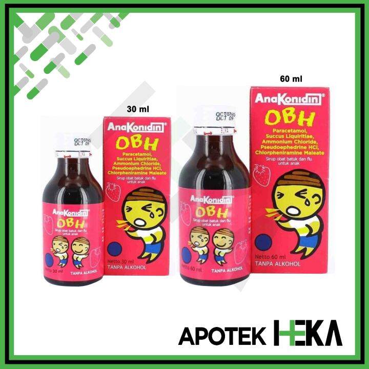 Anakonidin OBH Sirup Obat Batuk Herbal Anak | Lazada Indonesia