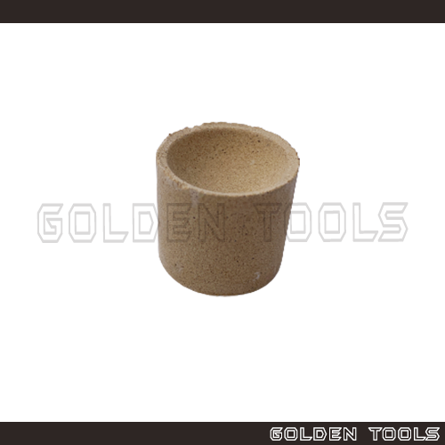 PM size Magnesia Refractory Cupel Crucible Cupellation Gold Purity ...