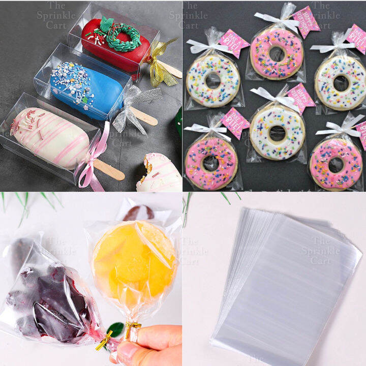 Transparent Popsicle OPP Cakesicle Boxes Gift Plastic Box Ice Cream ...