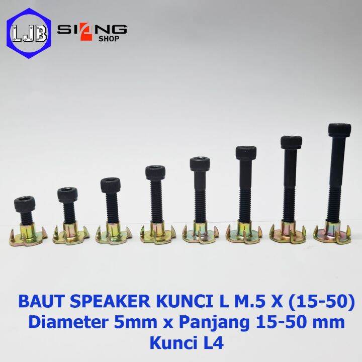 Baut Speaker Cakar Baut L M5 panjang 15 sd 50mm | Lazada Indonesia
