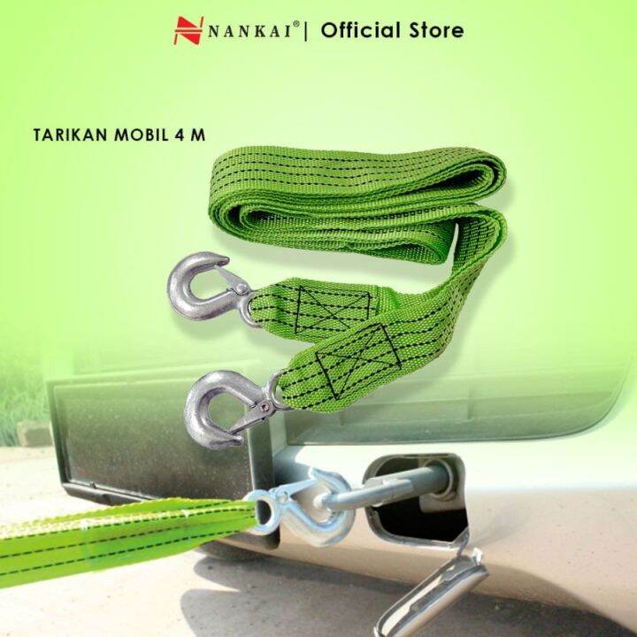 Tarikan Tali Derek Mobil 4m - Car Towing Rope Nankai | Lazada Indonesia