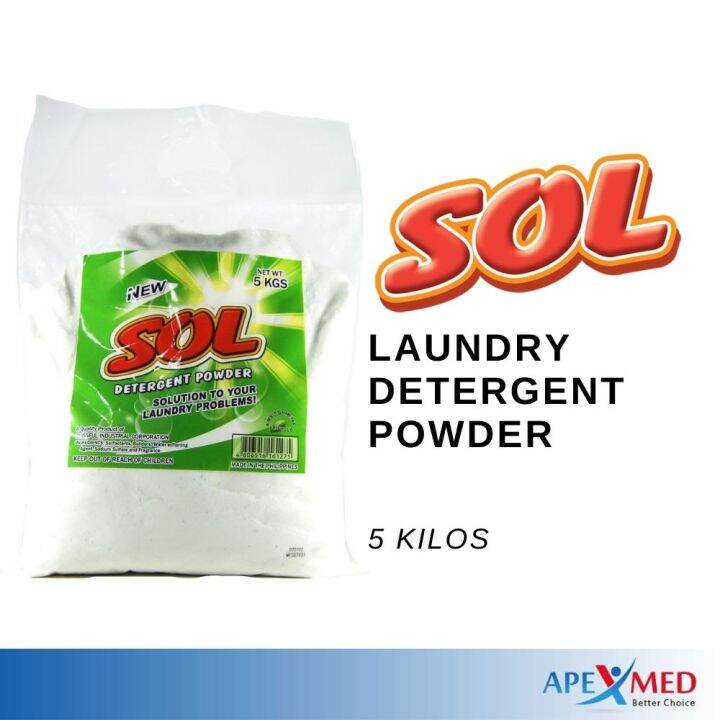 SOL Laundry Detergent Powder - 5kg | Lazada PH