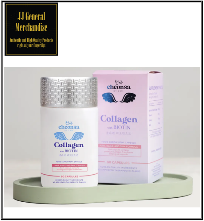 CHEONSA Collagen + Biotin 500mg x 60 | Lazada PH