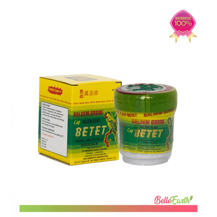 Cap Betet Pain Relieve Ointment 17.5g ( Green ) | Lazada PH