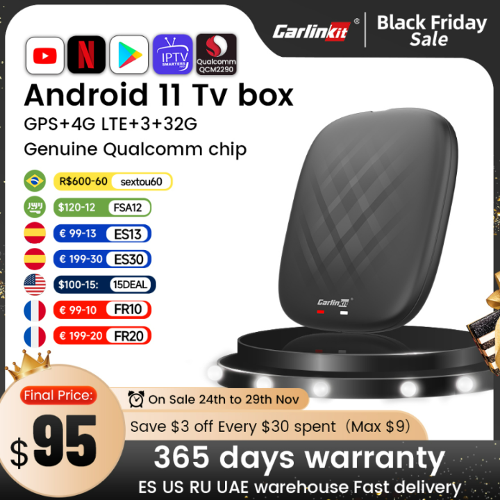 Carlinkit CarPlay Mini กล่อง Ai Andoroid 11 CarPlay ไร้สาย Android Auto สำหรับ Audi Bmw Mazda ...