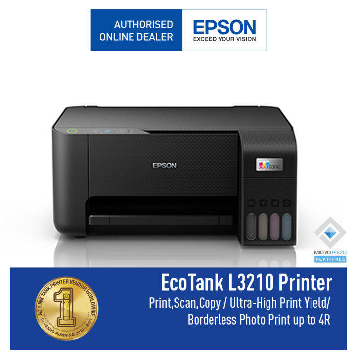Printer EPSON L3210 L-3210 Pengganti L3110 L-3110 Print Scan Copy ...