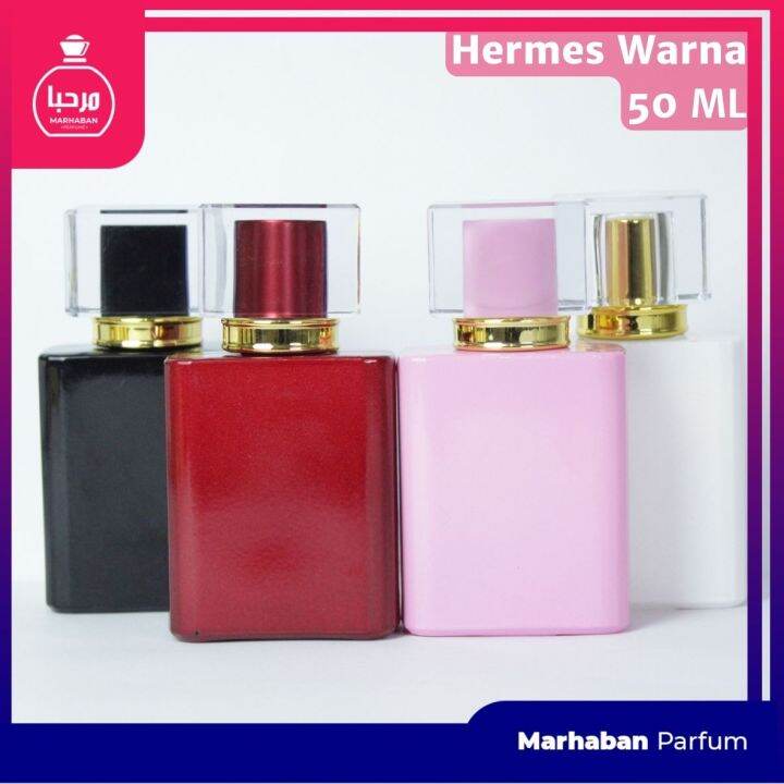 Botol HRMS Warna Hitam drat 50 ml botol parfum botol kosong parfum ...