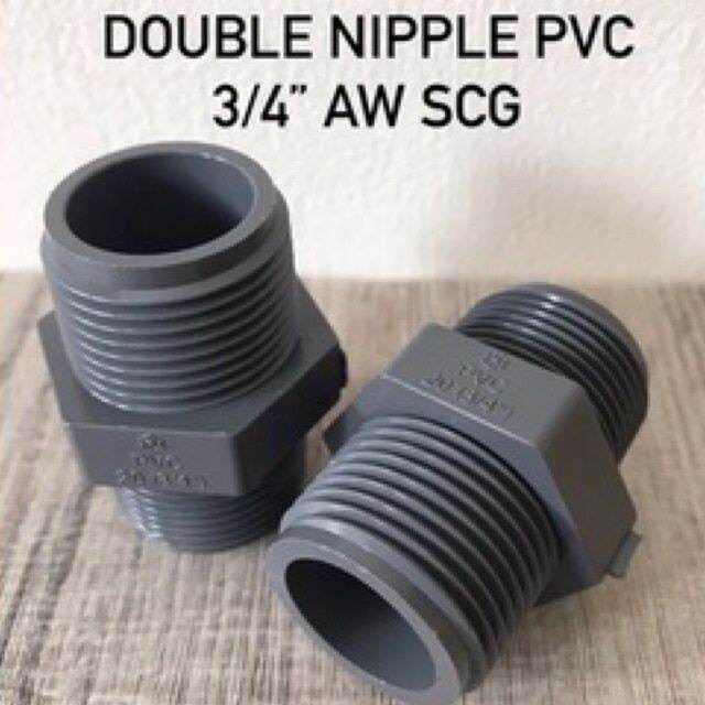 Double Nipple PVC 3/4” AW SCG | Lazada Indonesia