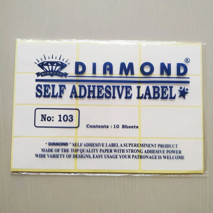 120 PCS LABEL STICKER NAMA UNDANGAN LABLE STIKER DIAMOND 103 TEMPELAN ...