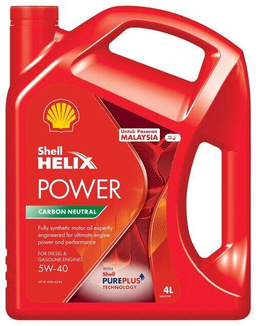 Shell Helix POWER 5W-40 Fully-Synthetic PurePlus Technology (PASARAN ...