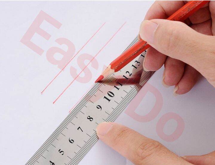 15cm | 30cm Stainless Steel Metric Ruler 15CM/30CM / 12'' / Pembaris ...