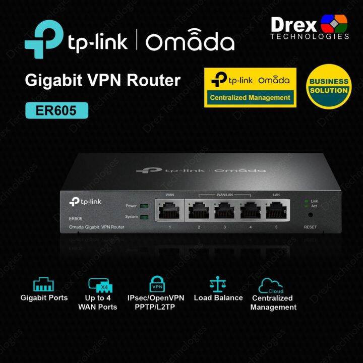 【COD】 TP-LINK TL-ER605 Gigabit VPN Router Omada | Lazada PH