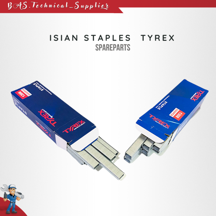 Isi staples / staples gun besar 10mm Tyrex | Lazada Indonesia