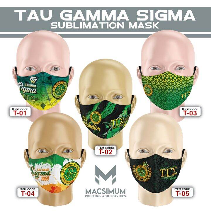 TAU GAMMA SIGMA FACE MASK | Lazada PH