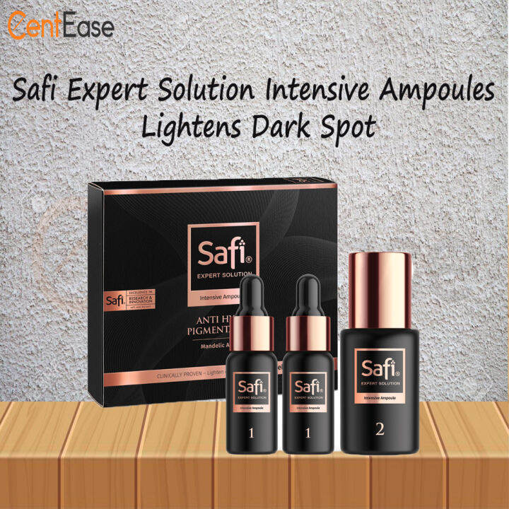 Safi Expert Solution Intensive Ampoules - Lightens Dark Spot - Anti ...