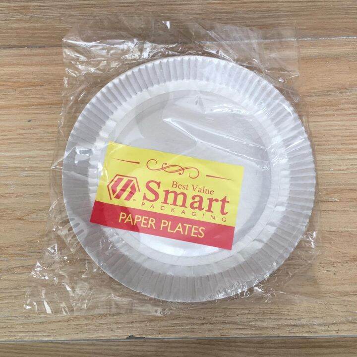 Paper Plate Silver Laminated 20pcs ThePlasticPlace | Lazada PH