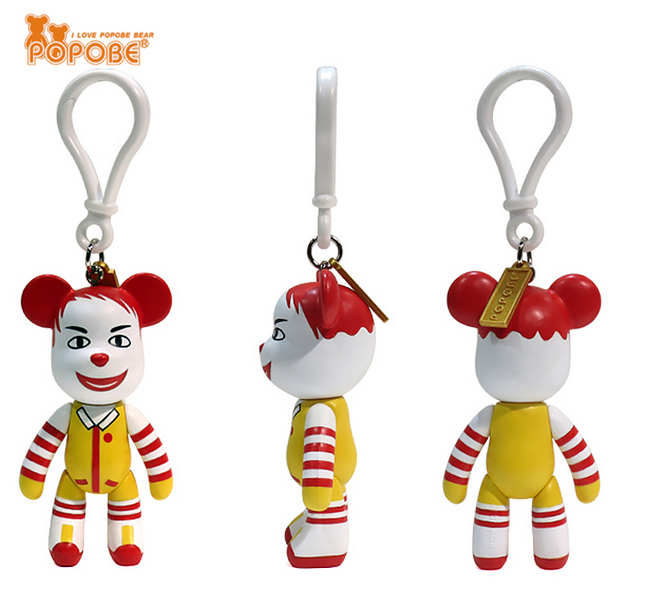 POPOBE BEAR TOY GILF MACDONAL พวงกุญแจโปโปแบร์ แม็คโดนัล | Lazada.co.th