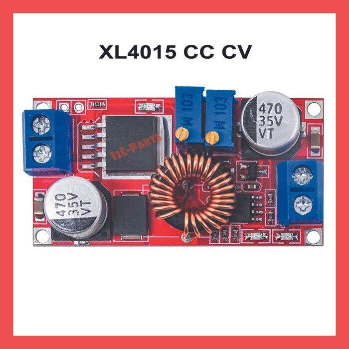 XL4015 CC CV Step Down Buck Converter DC 5A Adjustable Module RED | Lazada Indonesia