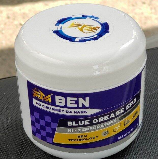 [Mỡ bò chịu nhiệt xanh] BEN BLUE GREASE EP3 450GR CHỊU NHIỆT 260 ĐỘ ...