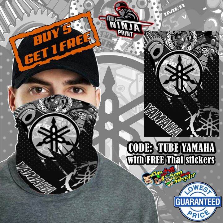 Motorcycle Brands Tube Mask Thailook Sublimation Riders Neoprene Half ...