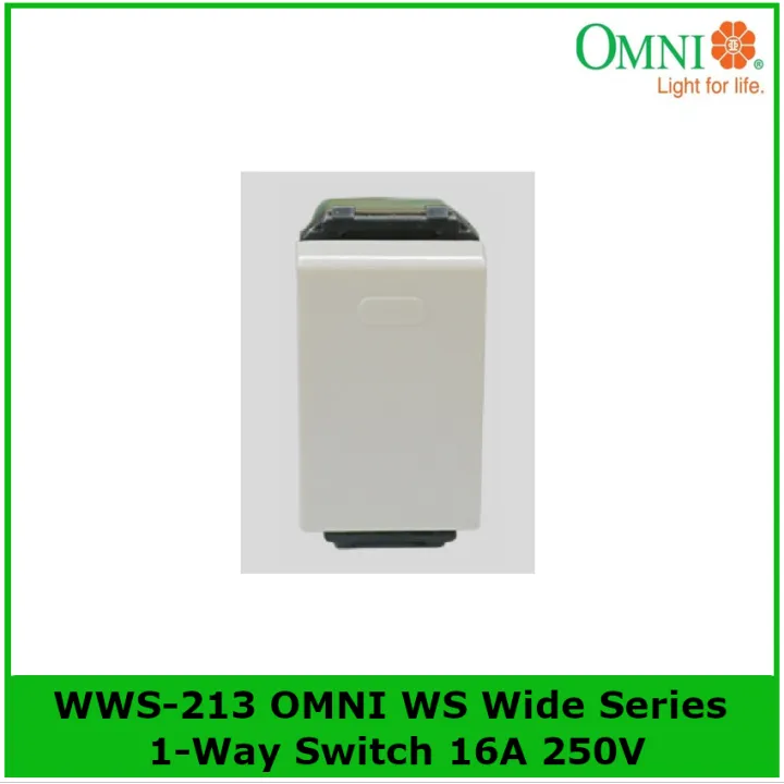 Hardware Onestep WWS-213 OMNI WS Wide Series 1-Way Switch 16A 250V ...