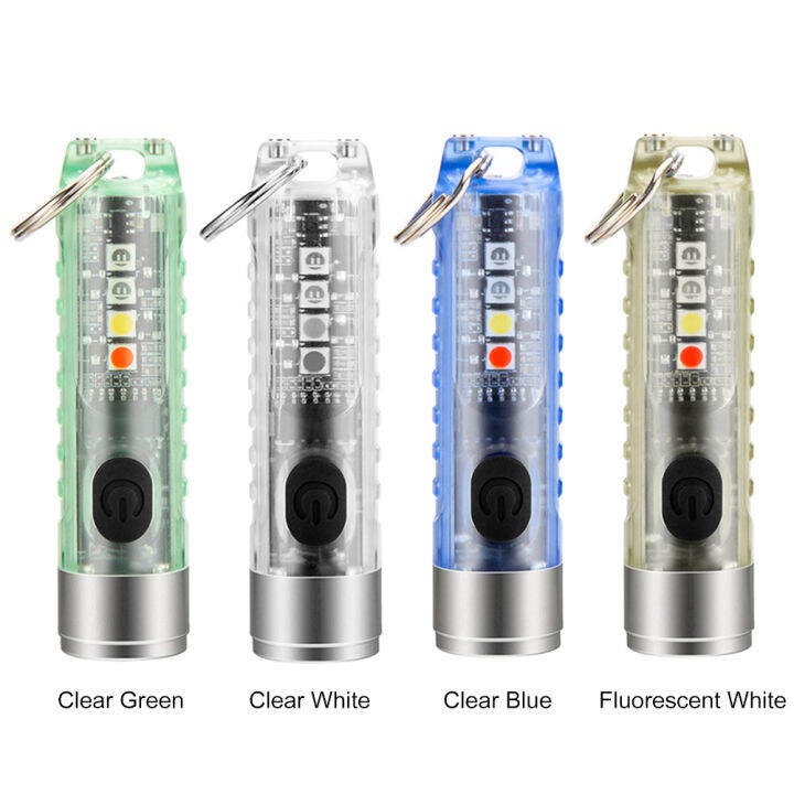 Camping SST20 LED Mini Keychain Flashlight Waterproof 400lm UV Purple ...